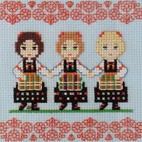 Polish Folk Nativity Cross Stitch Pattern, Catholic Cross Stitch PDF - Etsy