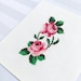 Two Roses Cross Stitch PDF, Pink Flowers Digital Pattern - Etsy