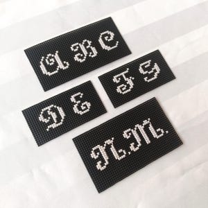 Fancy Alphabet Cross Stitch Pattern, Letters PDF - Etsy