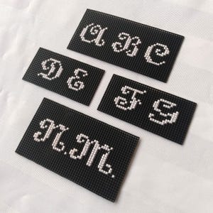 Fancy Alphabet Cross Stitch Pattern, Letters PDF - Etsy