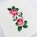 Two Roses Cross Stitch PDF, Pink Flowers Digital Pattern - Etsy
