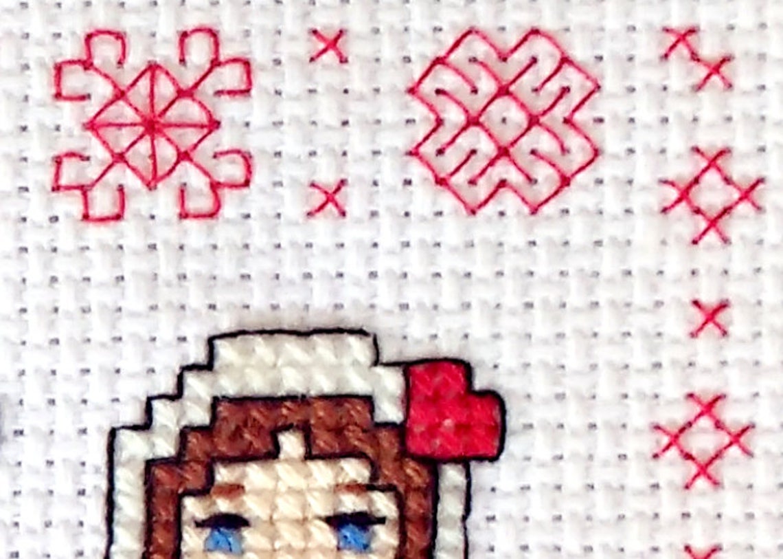 Macedonian Folk Dancers Cute Girls Cross Stitch PDF Pattern - Etsy
