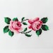 Two Roses Cross Stitch PDF, Pink Flowers Digital Pattern - Etsy