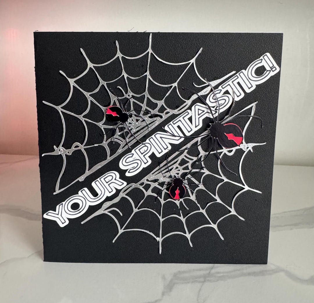 SPIDER GREETING CARD - Etsy
