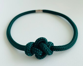 Knot Rope Necklace - Etsy