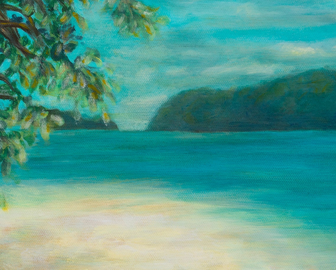 Ocean Print PRINTABLE DIGITAL DOWNLOAD Costa Rica Beach Wall | Etsy