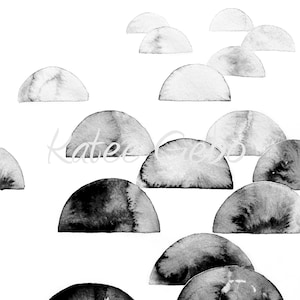Set of SIX Black and White PRINTABLE DIGITAL Download Files of 6 ...