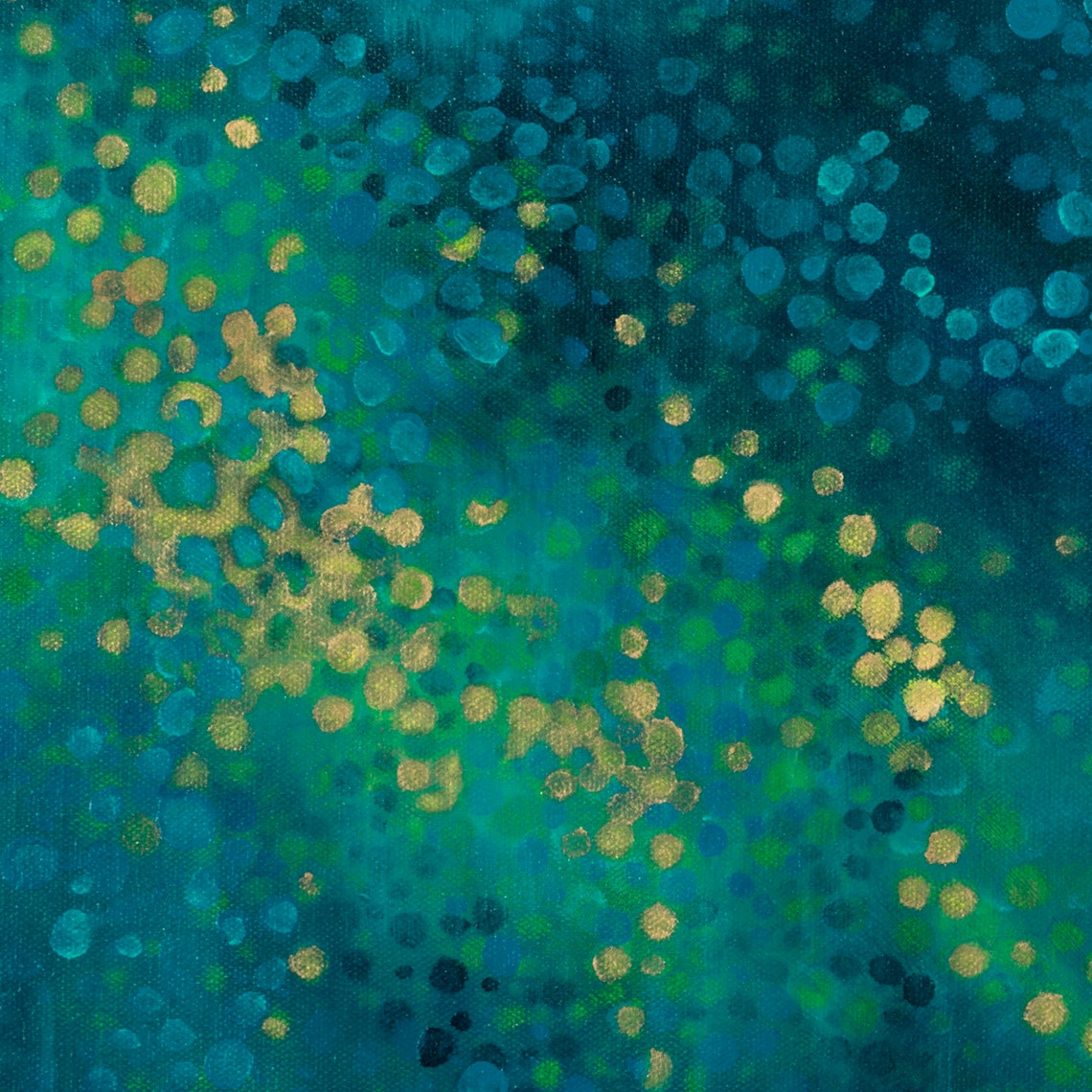 Set of Two Teal Abstract INSTANT PRINTABLE DOWNLOAD Digital | Etsy