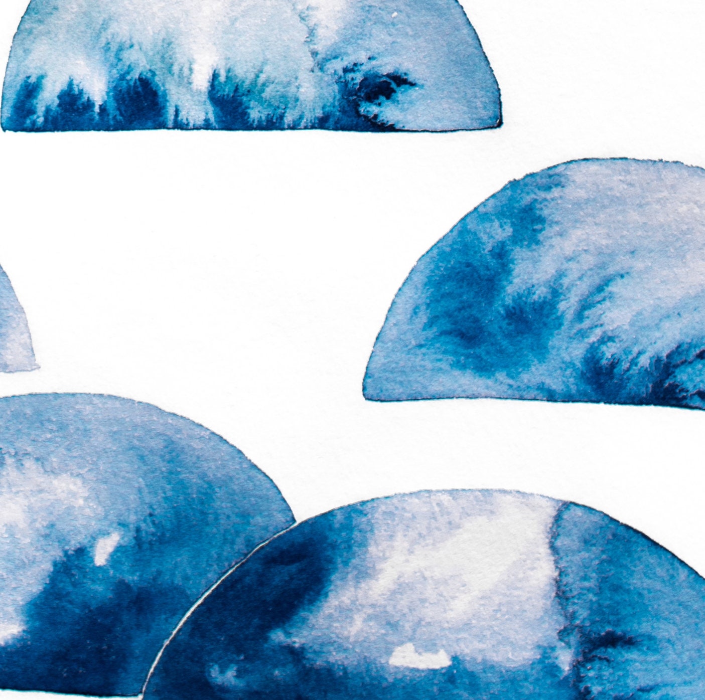 Geometric Minimalist INSTANT PRINTABLE DIGITAL Download Navy Blue ...