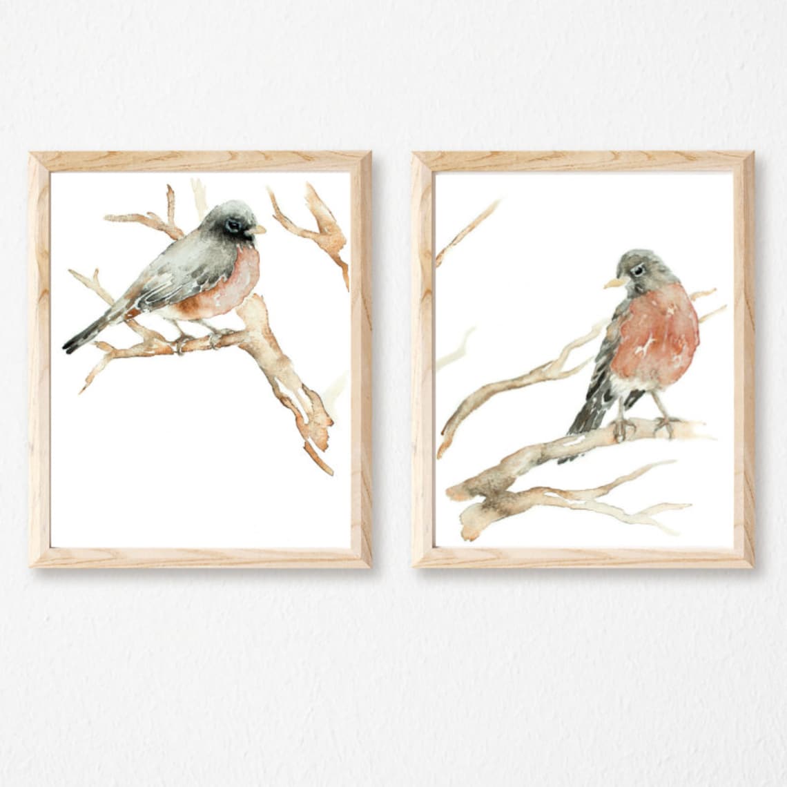 Robin Print PRINTABLE DIGITAL DOWNLOAD Print of Original | Etsy