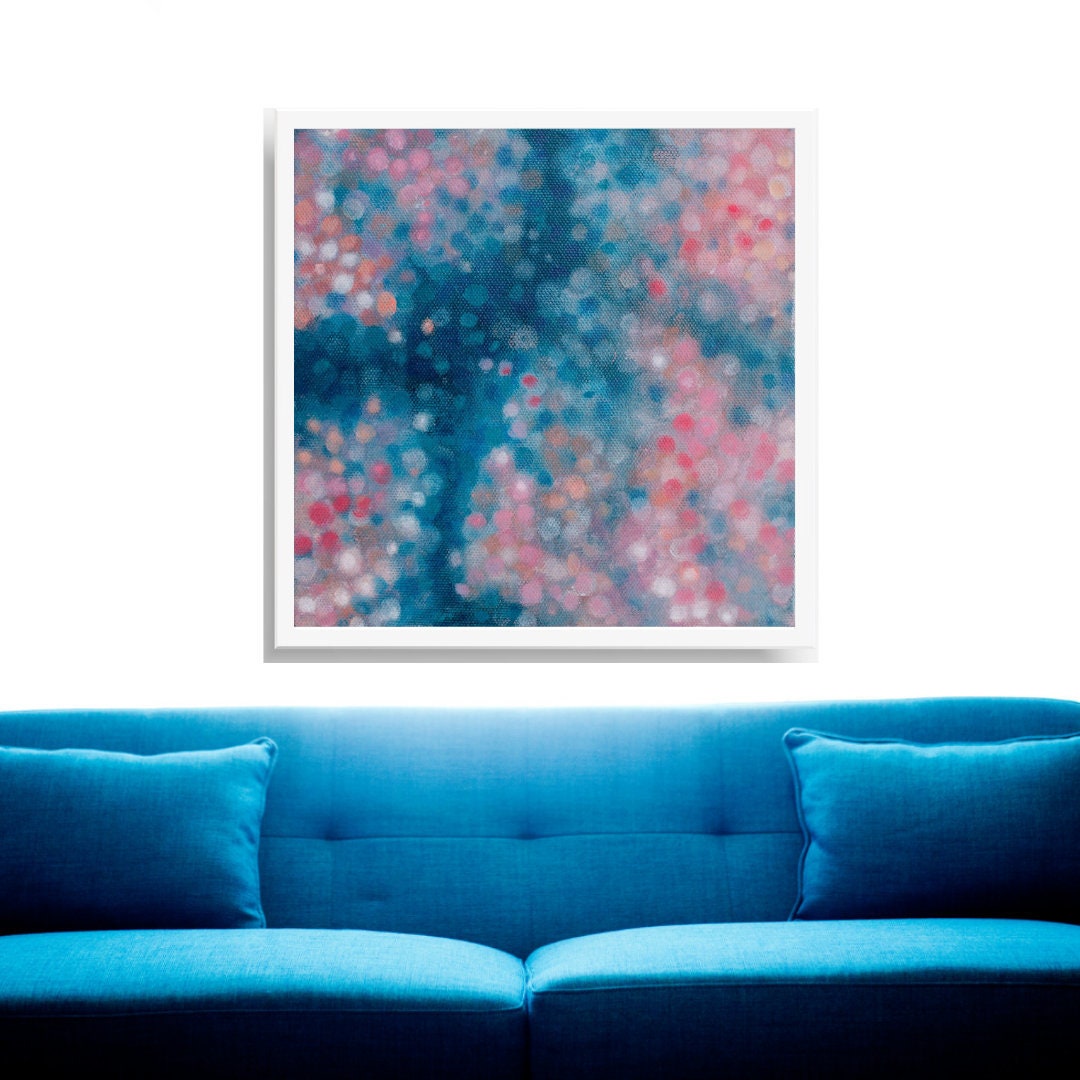 Peach Print DIGITAL DOWNLOAD Abstract Modern Wall Art Print Home Décor ...