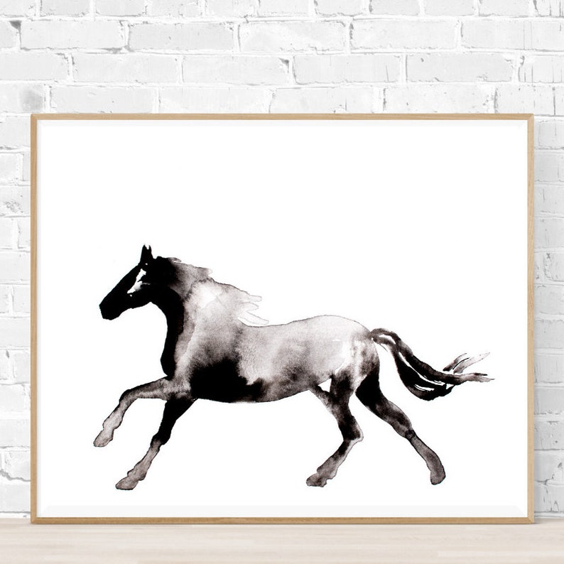 Horse Prints Set of Two INSTANT PRINTABLE DIGITAL Download Set - Etsy