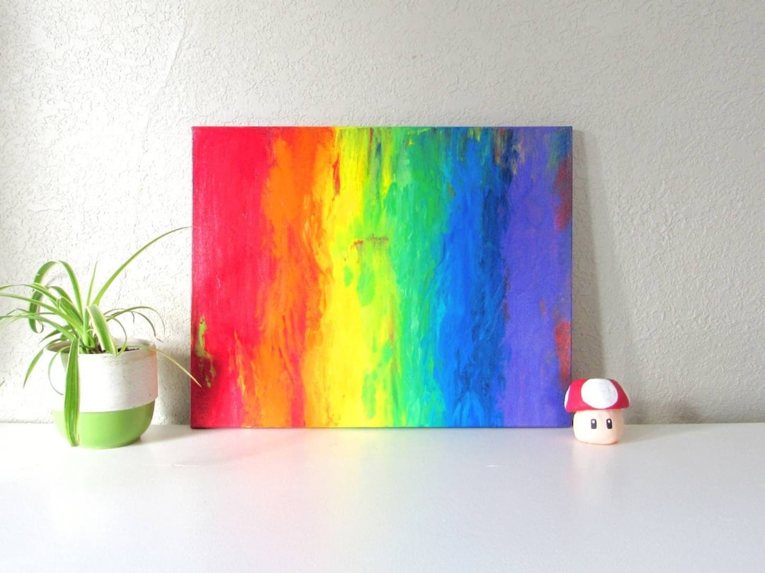 Rainbow Art LGBT Flag Pride Rainbow Baby Gay Pride Queer Flag - Etsy