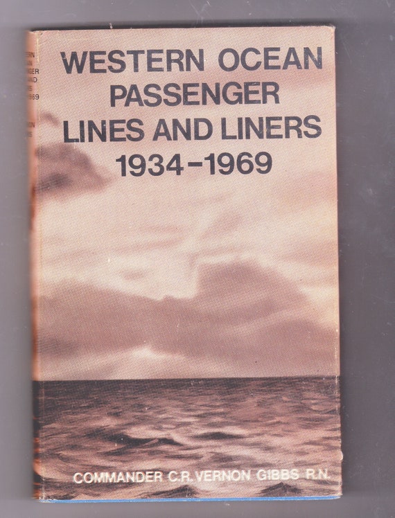 Western Ocean Passenger Lines and Liners 1934-1969 Vernon | Etsy