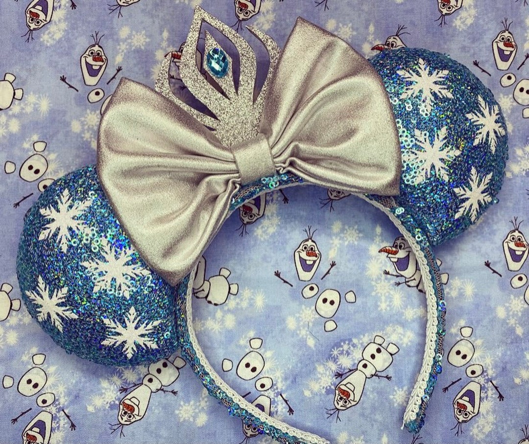 Frozens Queen Elsa Inspired Mickey Ears - Etsy