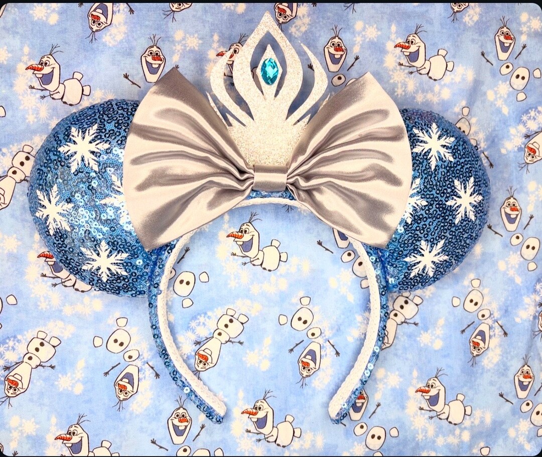 Frozen’s Queen Elsa Inspired Mickey Ears - Etsy
