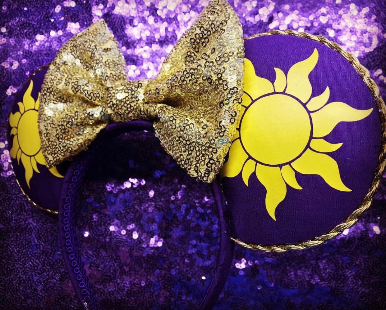 Tangled/sun Mickey Ears - Etsy