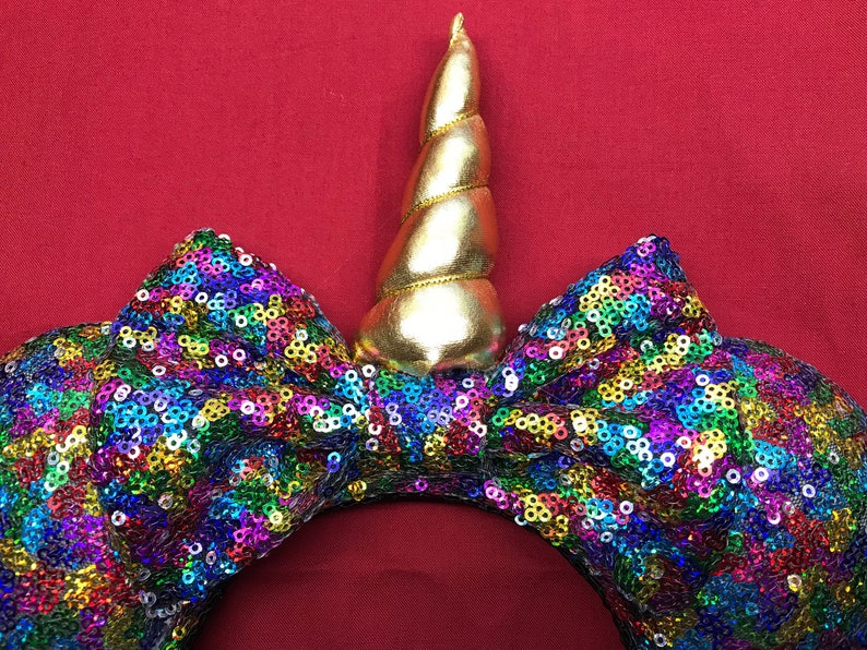 Unicorn Mickey Ears - Etsy