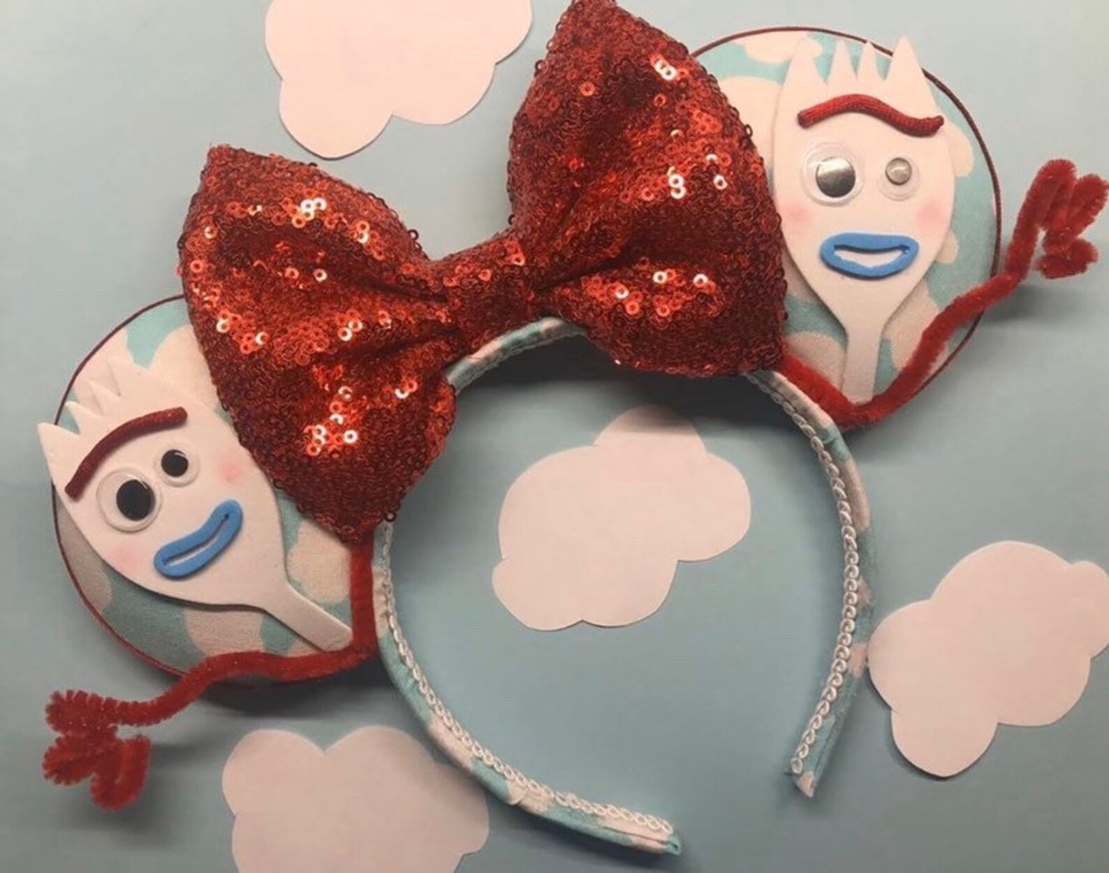 Forky Inspired Ears Forky Mickey Ears. Forky Minnie Ears. Toy | Etsy