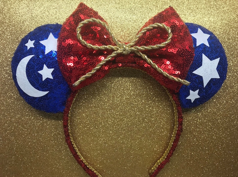 Sorcerer Mickey Ears/fantasia Mickey Ears/fantasmic Minnie - Etsy