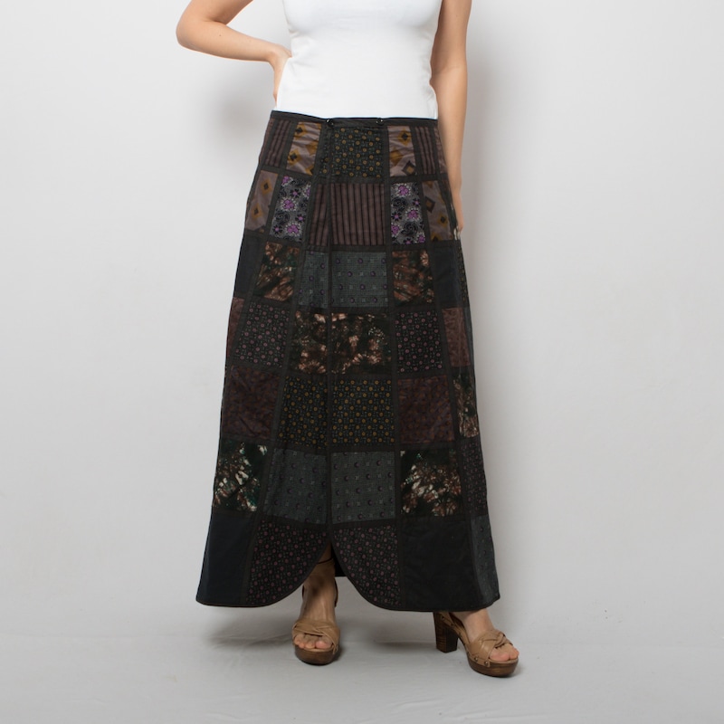 Patchwork Skirt - Etsy
