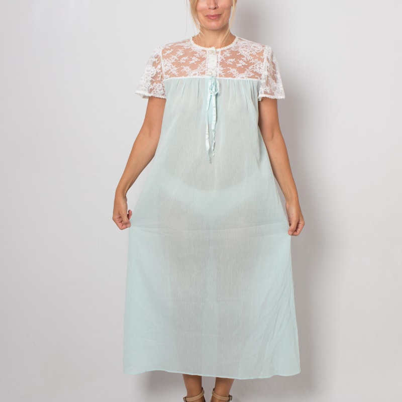 Sheer Nightgown - Etsy