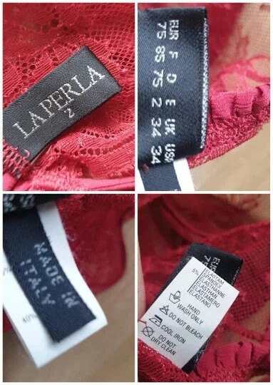 LA PERLA Red See Through Bra Lace Bra Sexy Erotic Feminine - Etsy