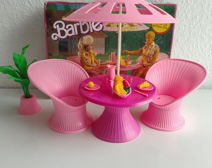 Barbie California Dream Patio Party Pool Party Playset Mattel 1987 ...