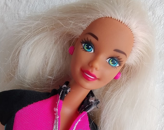 Ocean Friends Sea World Barbie Platinum Blond Diver Beach Bikini Beach ...