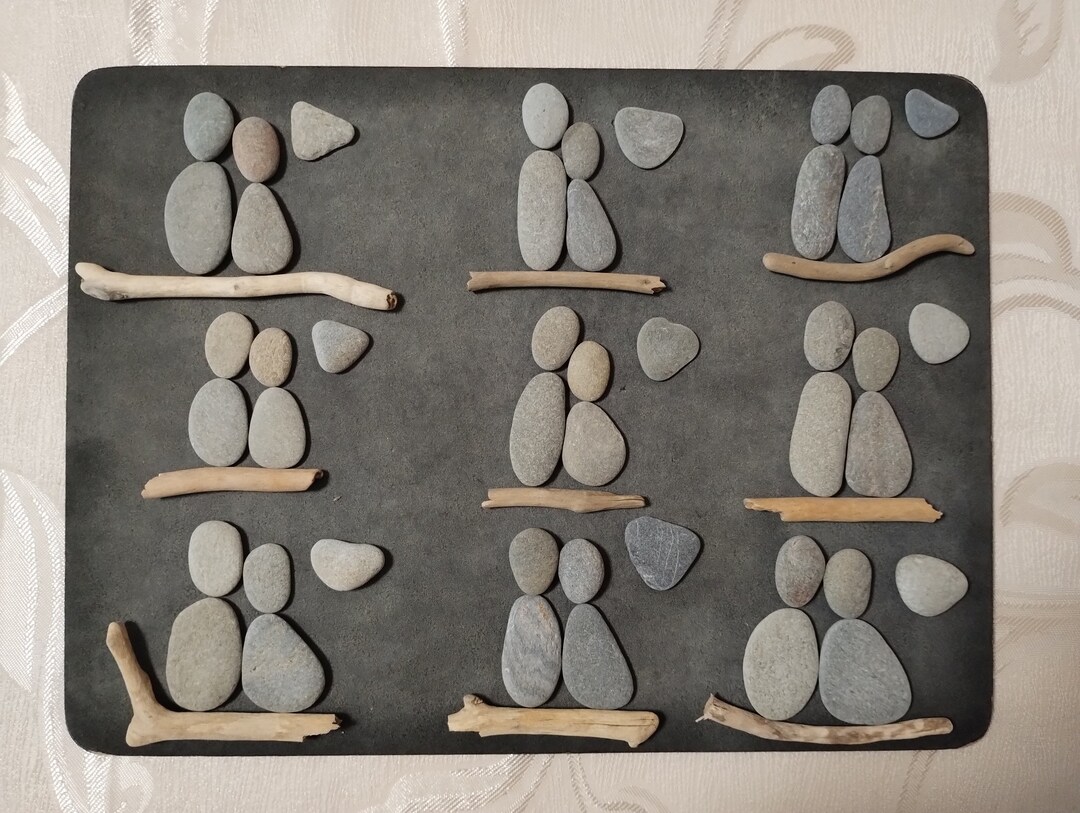 Pebbles Stones Pebbles Stone Figures Family Parents People Couple ...