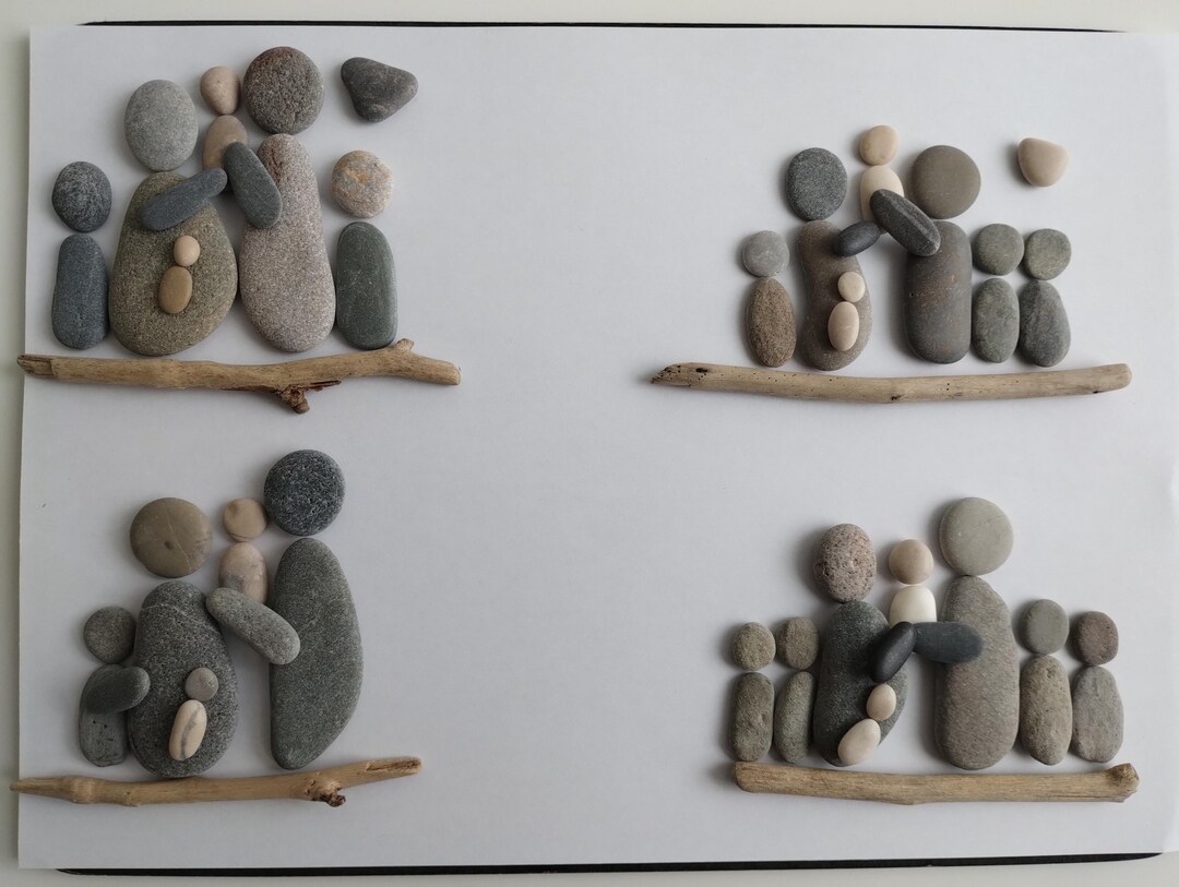 Pebbles Stones Pebbles Pebble Sets People Couple Family Parents Lovers ...