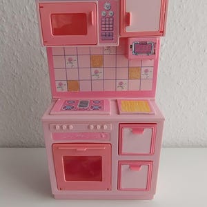 Barbie Pink Magic Cooking Center Kitchen Barbie Kitchen Cooking Center ...