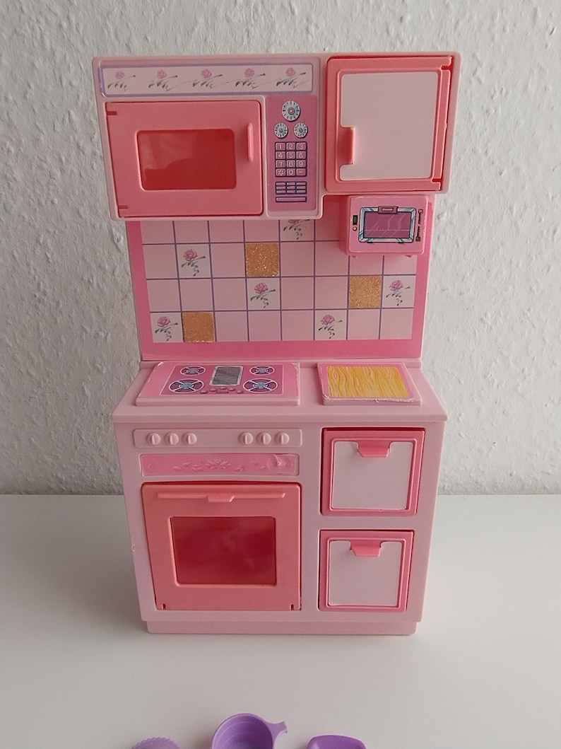 Barbie Pink Magic Cooking Center Kitchen Barbie Kitchen Cooking Center ...