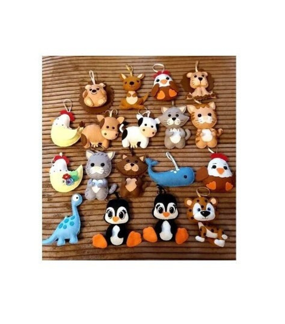 Felt Pendants Felt Pendants With Different Motifs - Etsy