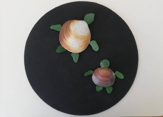 Sea Glass Beach Glass Shell Set Turtle Turtleturtles Turtle | Etsy