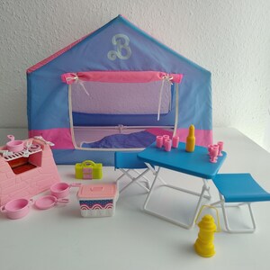 Barbie Camping Set Playset With Tent Barbie Camping Tent With ...