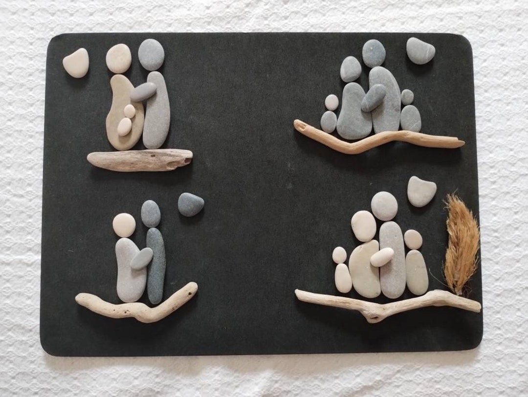 Pebbles Stones Pebbles Pebble Sets People Couple Family Parents Lovers ...