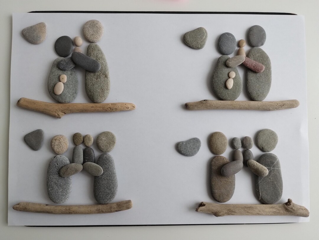 Pebbles Stones Pebbles Pebble Sets People Couple Family Parents Lovers ...