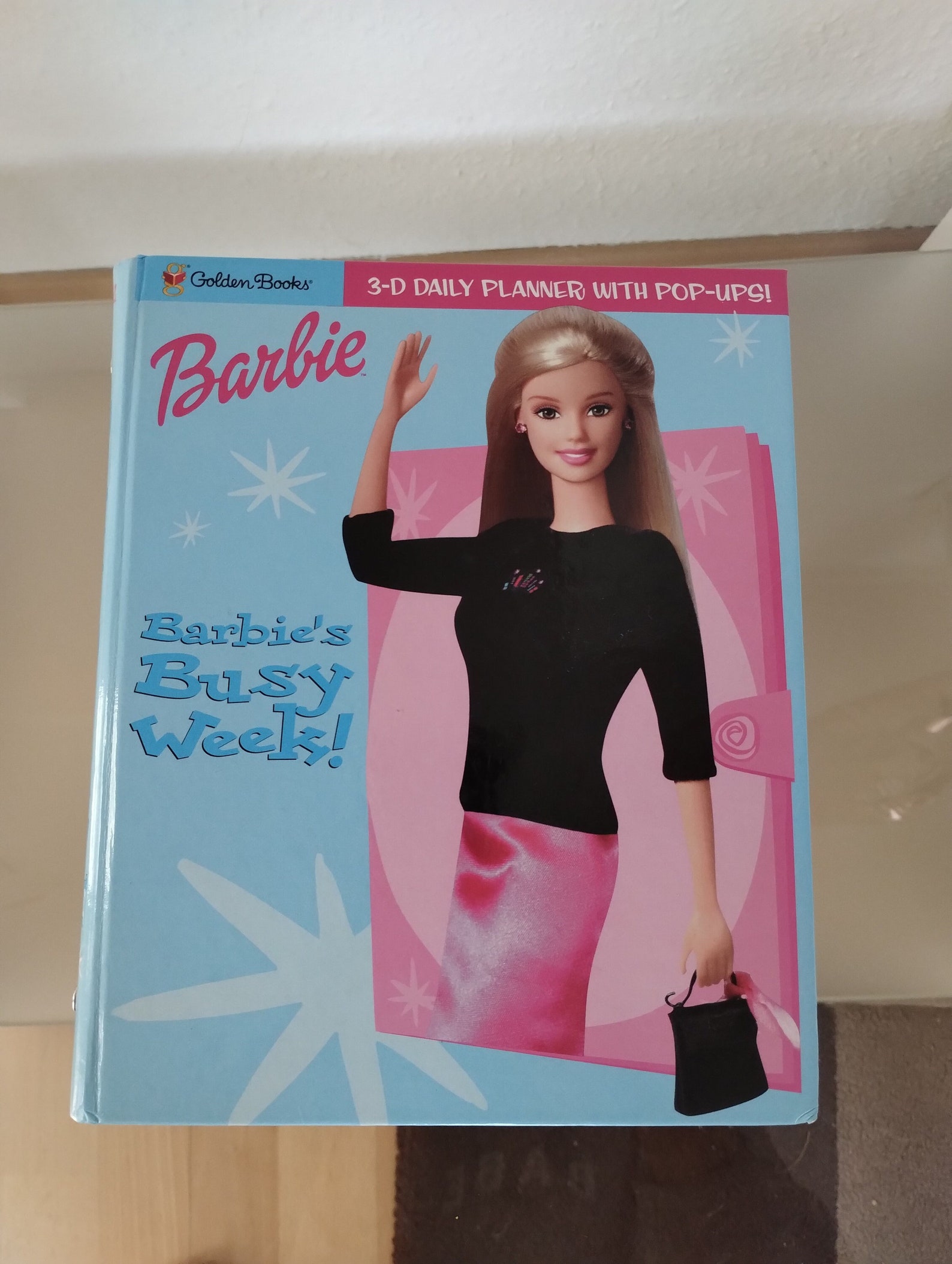 Barbie Barbie's Busy Week Book Pop-up Book 3-D Daily Planner With Pop ...
