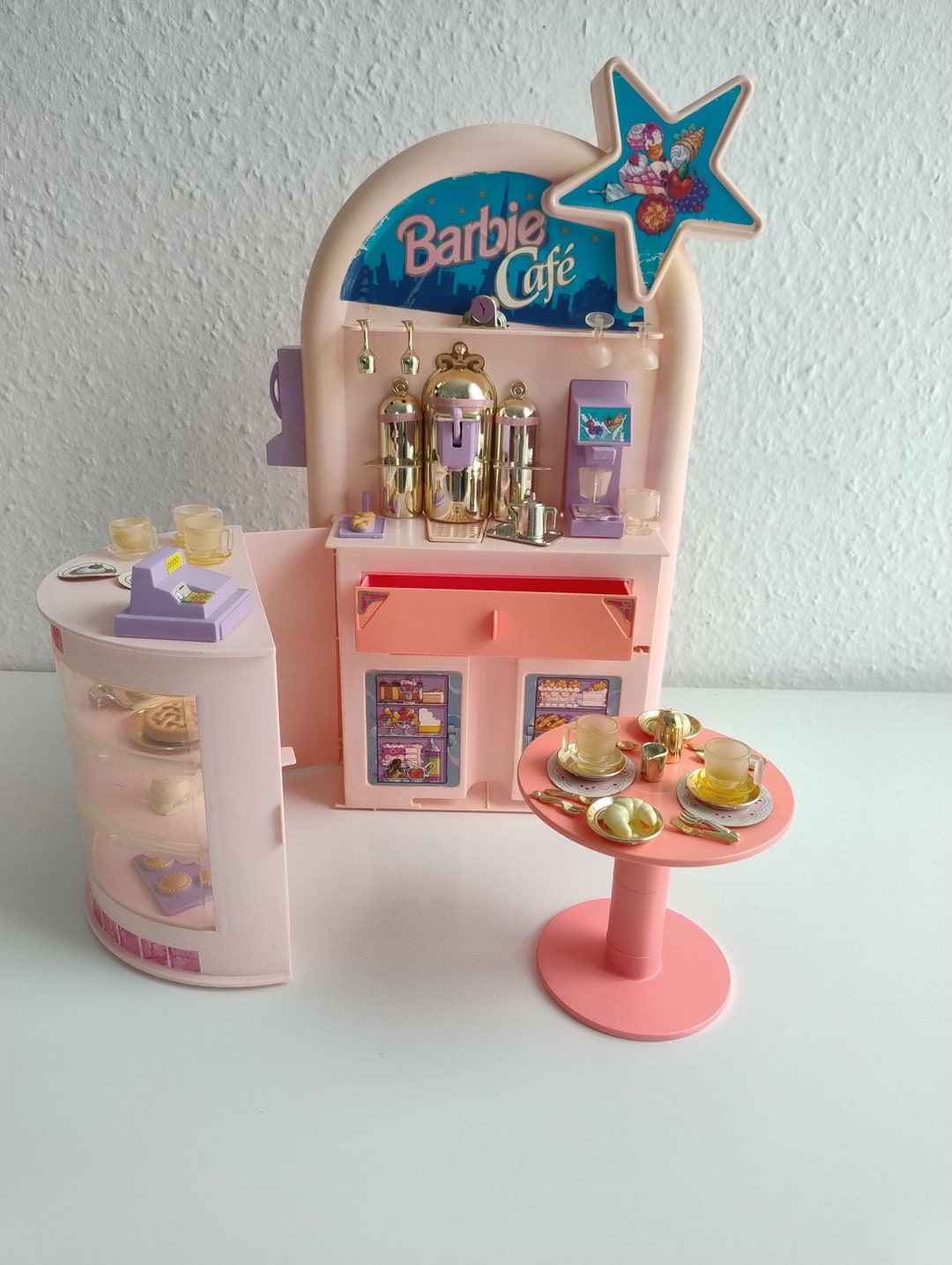 Barbie Cafe Café Bakery Cafe Store Playset Mattel 1992 Vintage Toy 90s ...