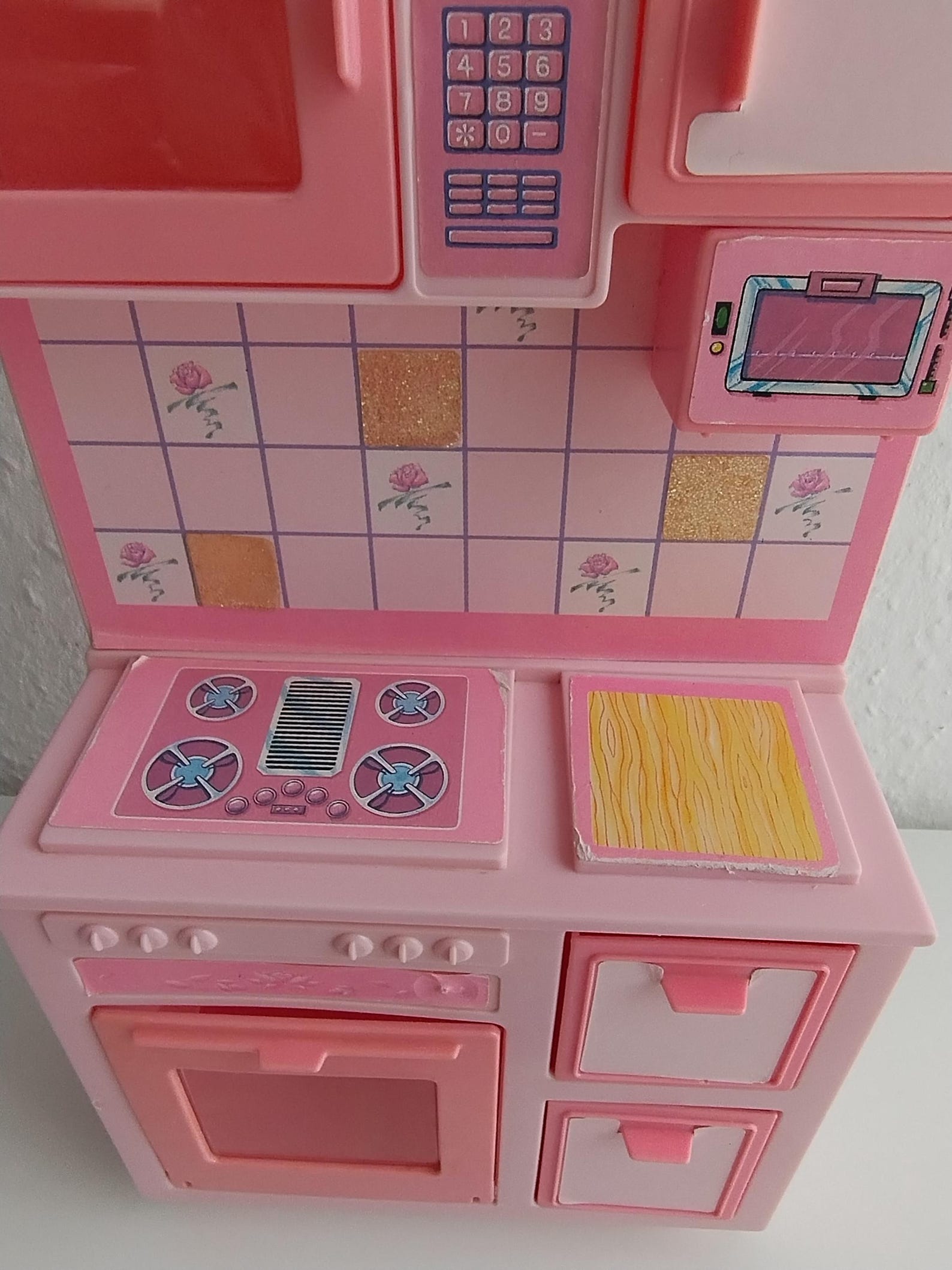 Barbie Pink Magic Cooking Center Kitchen Barbie Kitchen Cooking Center ...