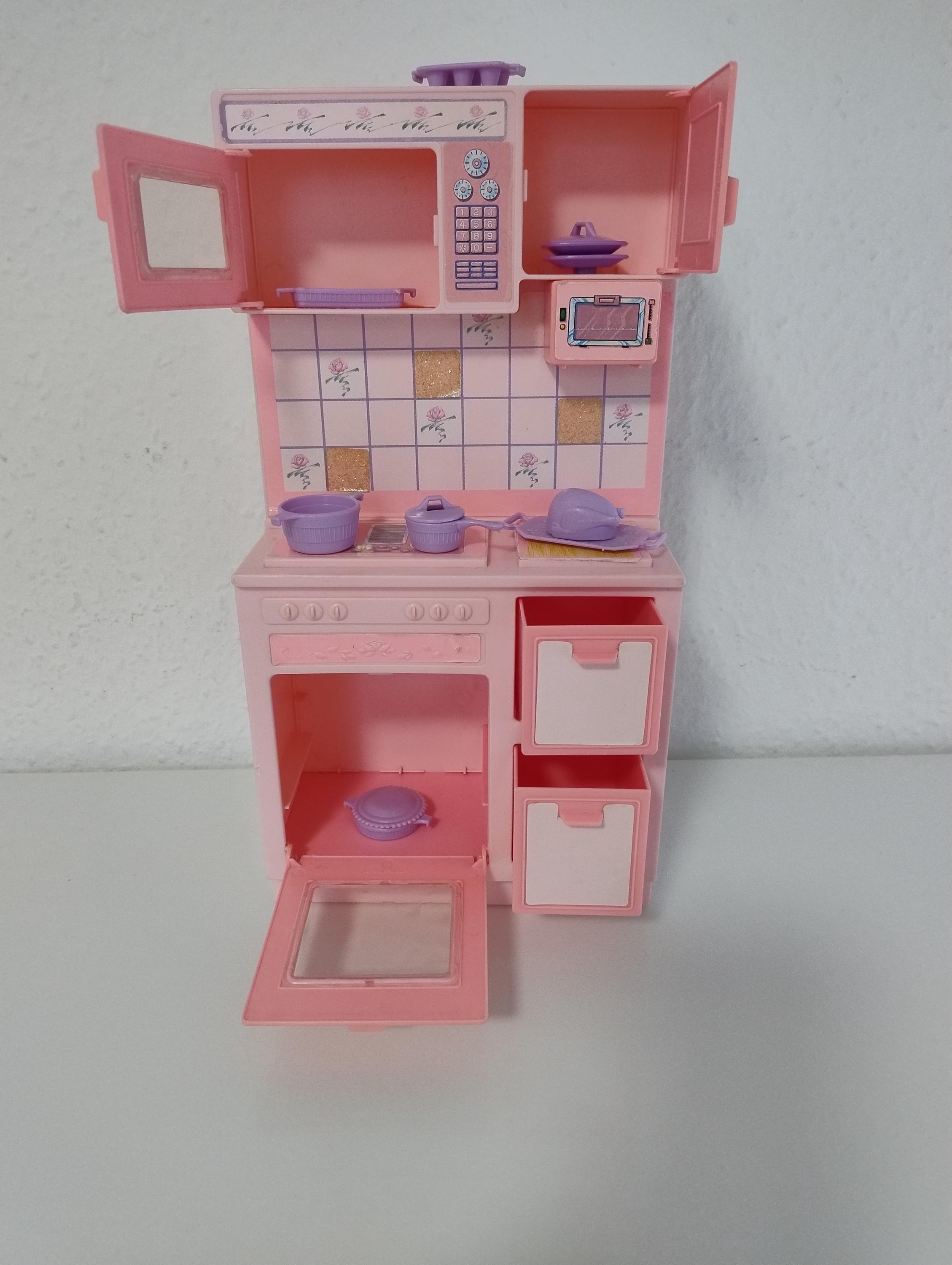 Barbie Pink Magic Cooking Center Kitchen Barbie Kitchen Cooking Center ...