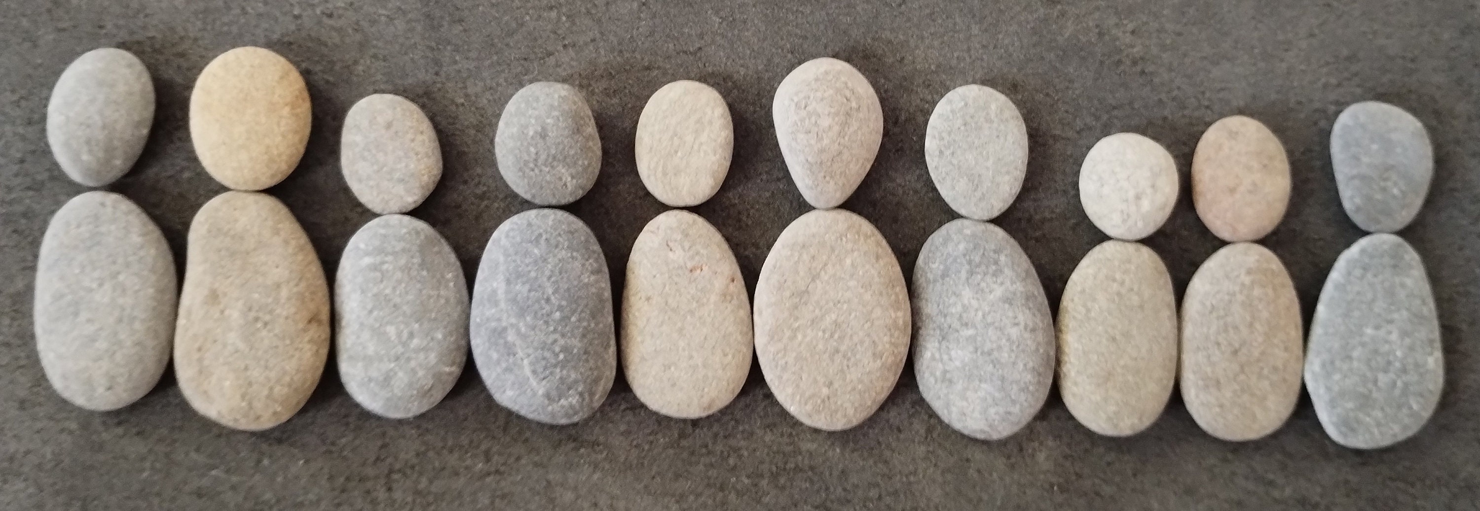 Pebbles Pebbles Stones Pebbles From the Mediterranean Figures People ...