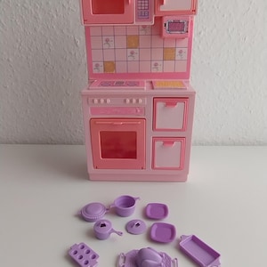 Barbie Pink Magic Cooking Center Kitchen Barbie Kitchen Cooking Center ...