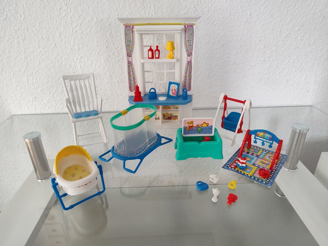 Barbie Krissy Playroom Playset Playroom Playset Nursery Baby Room ...
