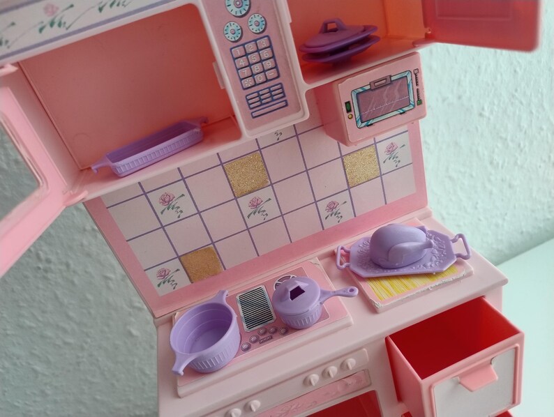 Barbie Pink Magic Cooking Center Kitchen Barbie Kitchen Cooking Center ...