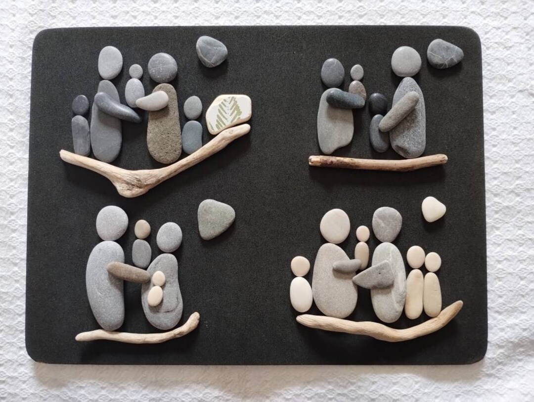 Pebbles Stones Pebbles Pebble Sets People Couple Family Parents Lovers ...