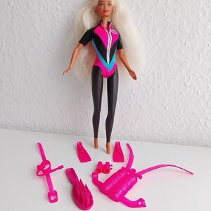 Ocean Friends Sea World Barbie Platinum Blond Diver Beach Bikini Beach ...