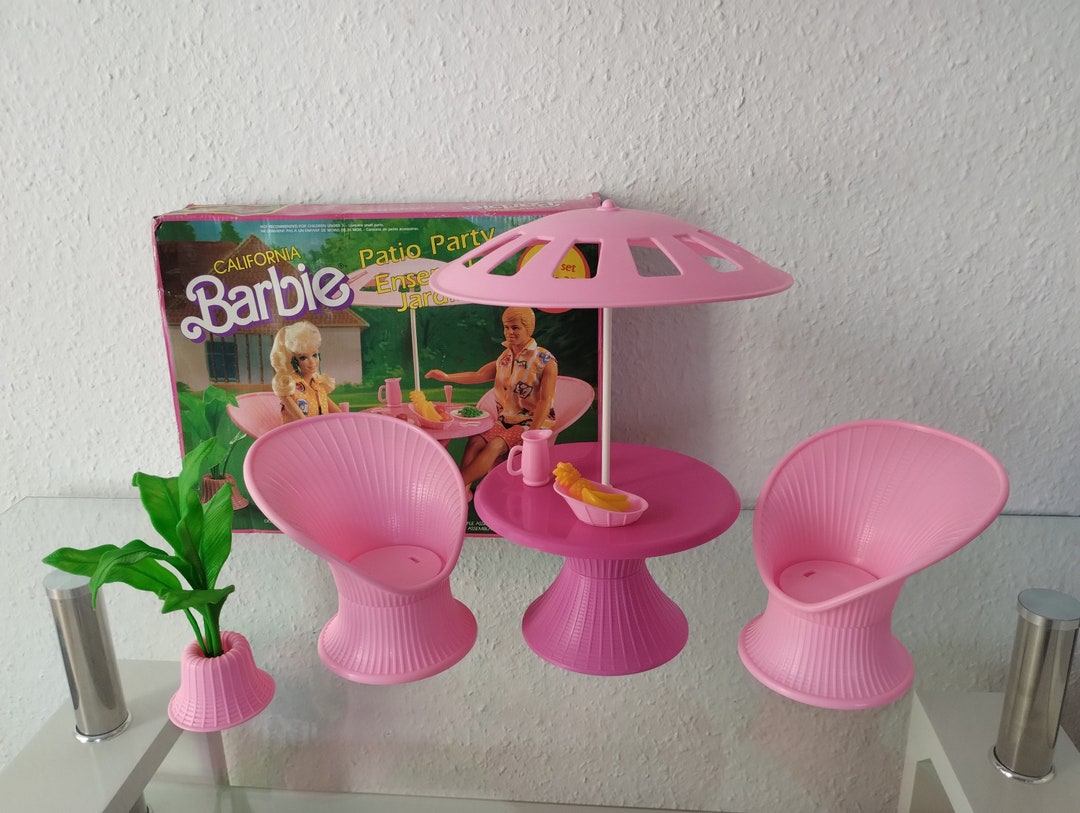 Barbie California Dream Patio Party Pool Party Payset Playset 7767 ...