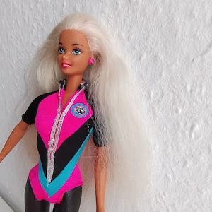 Ocean Friends Sea World Barbie Platinum Blond Diver Beach Bikini Beach ...